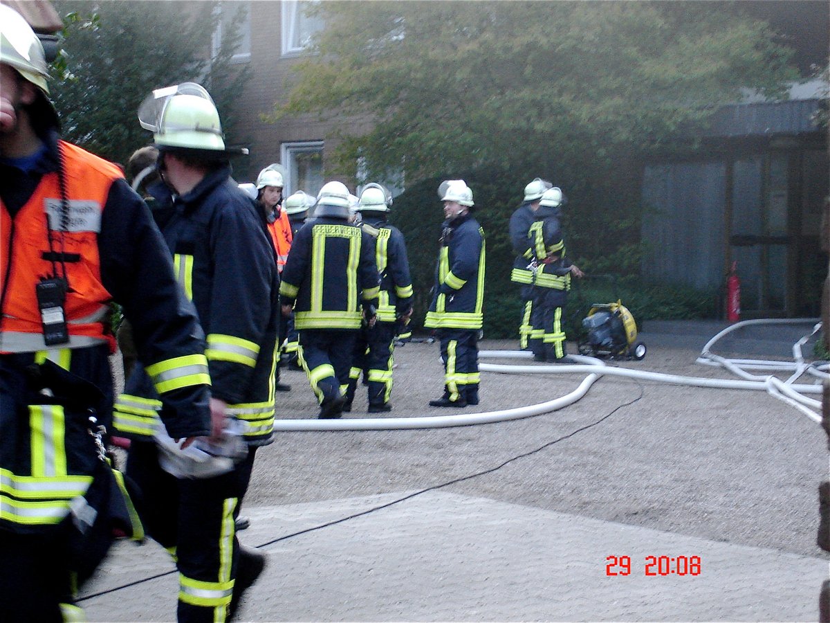 Freiwillige Feuerwehr Telgte: 29.4., Brand Waldhütte