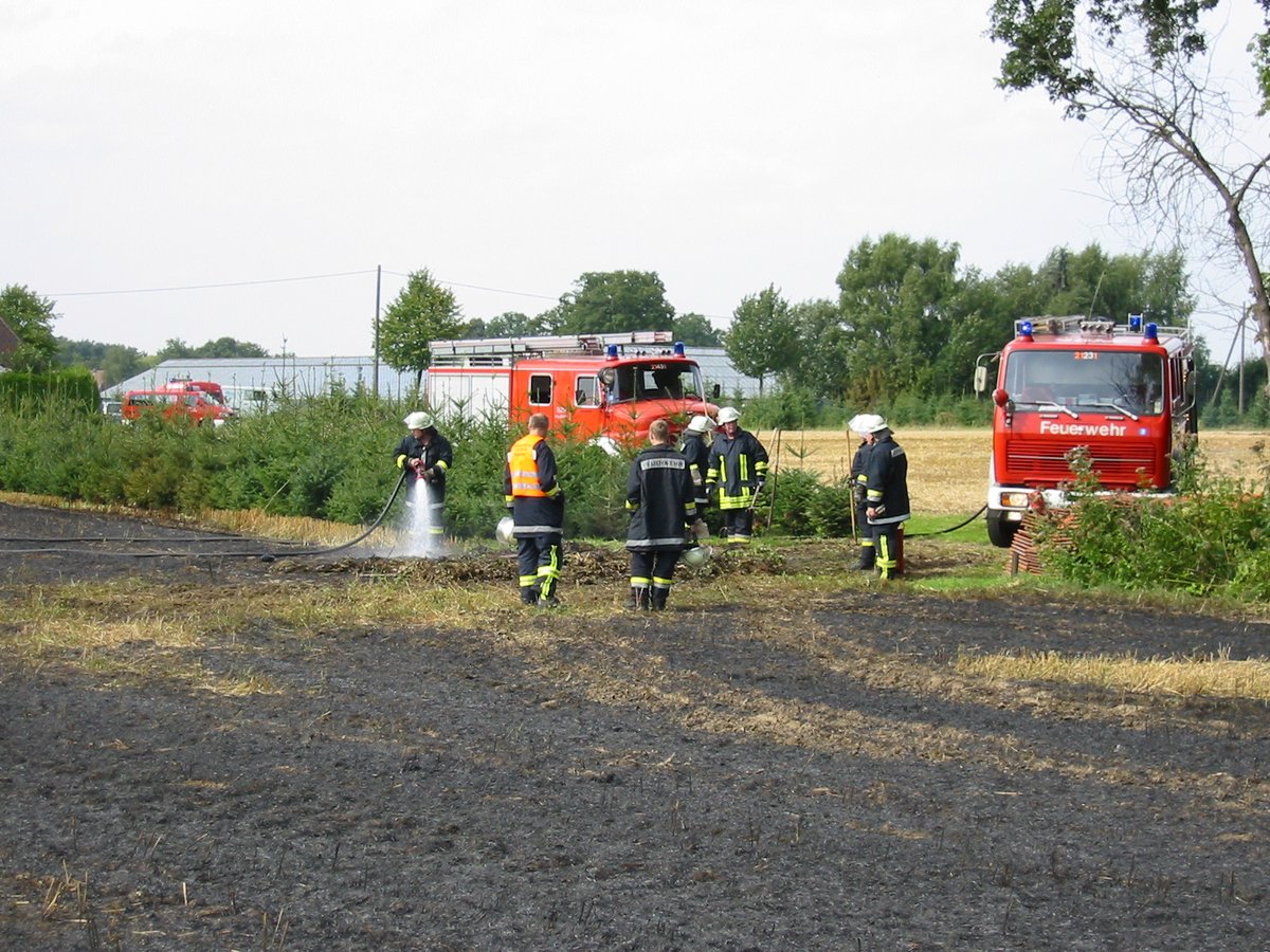 Freiwillige Feuerwehr Telgte: 24.8., Flächenbrand