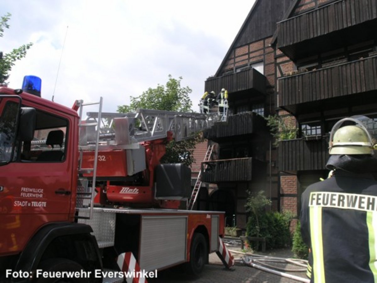 Freiwillige Feuerwehr Telgte: 10.7., Brand Everswinkel