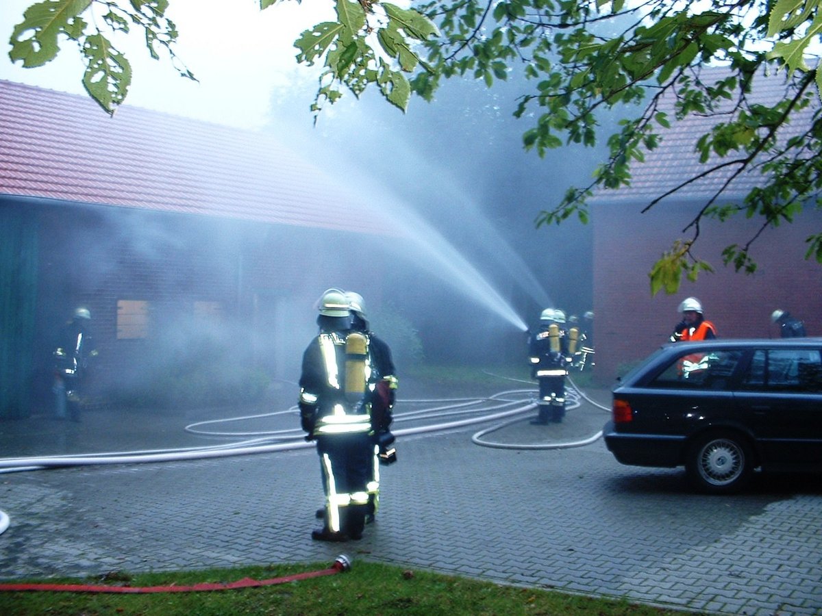 Freiwillige Feuerwehr Telgte: Übung in Westbevern mit Ostbevern