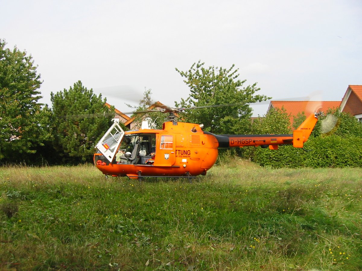 Freiwillige Feuerwehr Telgte: 25.9., Hubschrauberlandung