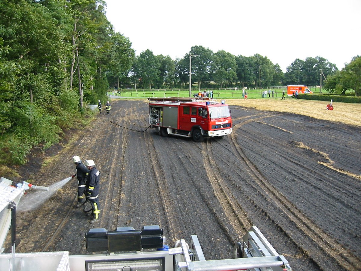 Freiwillige Feuerwehr Telgte: 24.8., Flächenbrand
